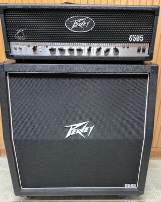 Peavey 6505 Guitar Amplifier Head & Angled 4x12" Cabinet 1/2 Stack ...