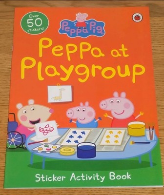 Ladybird - Peppa Pig Sticker Activity Book - Peppa At Playgroup - BRAND ...