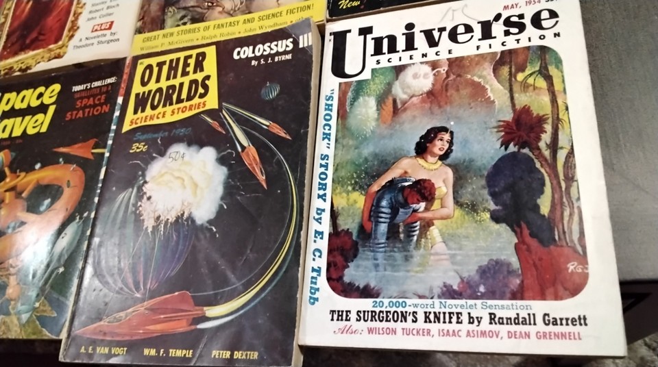 Sci-Fi Pulp Magazine Lot of 20 Overall Grade VG | eBay
