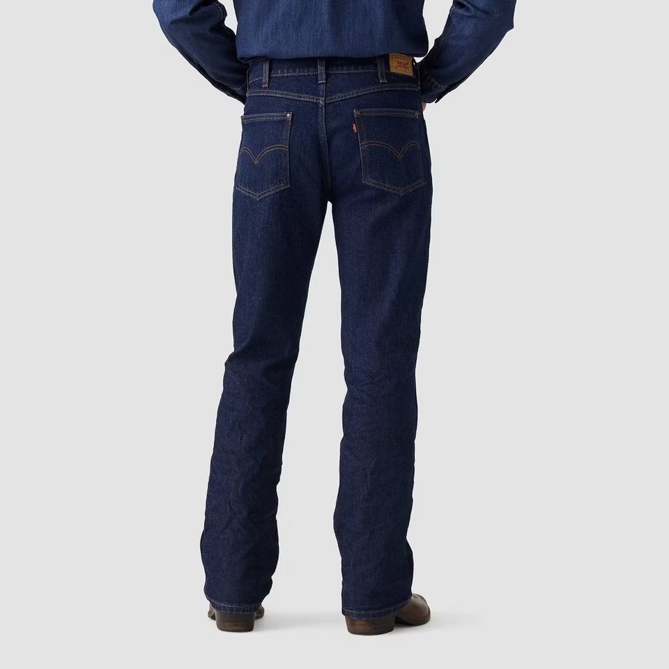 Levi's Men's 537 Western Bootcut Fit Jeans - Rocky Rinsed 38x30 | eBay