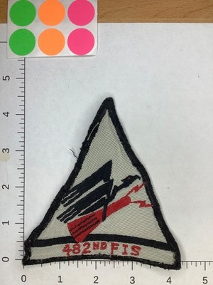 VINTAGE USAF 482nd FIGHTER INTERCEPTOR SQUADRON PATCH | eBay