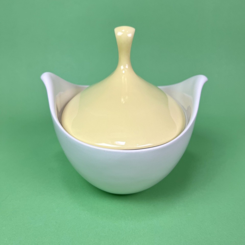 RARE Vintage Eva Zeisel Hallcraft Lidded Casserole Dish in Sunglow ...