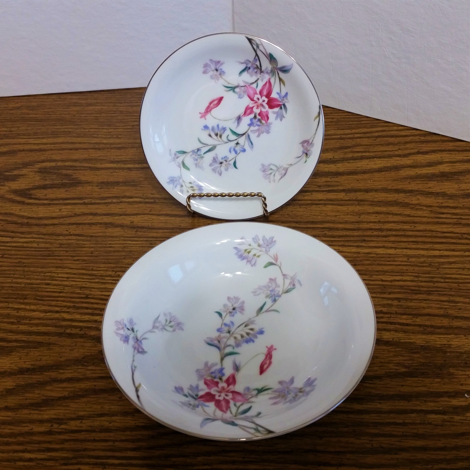 7 Pcs Noritake Nippon Toki Kaisha Bread Dessert Plates Soup Bowls Rare ...