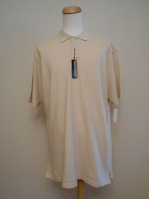 Andrew Fezza Men's S/S Cotton Men's Polo Golf Shirt XXL 2XL, Desert ...