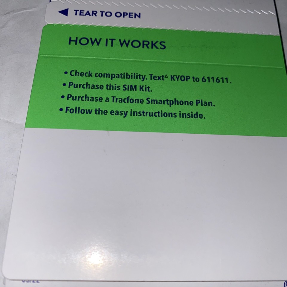TRACFONE Phone Sim Card 3/1 Kit Cdma Cell Wow Blue Nano | eBay