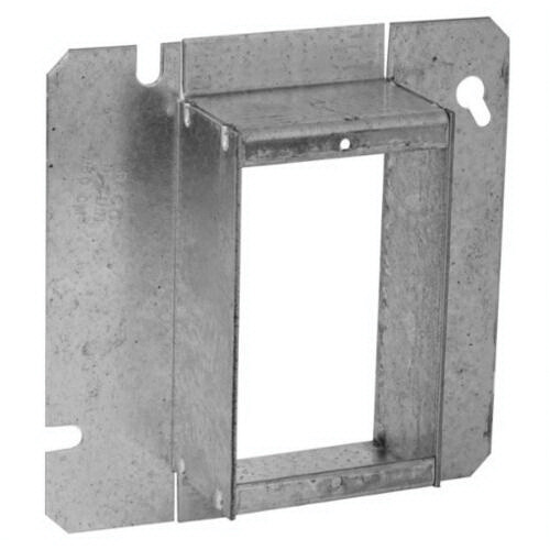Appleton/Emerson 8485E Galvanized Single Device Square Cover 4-11/16 ...