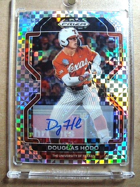 2022 Douglas Hodo Panini Prizm DP Rookie Power Plaid Prizm Autograph RC ...