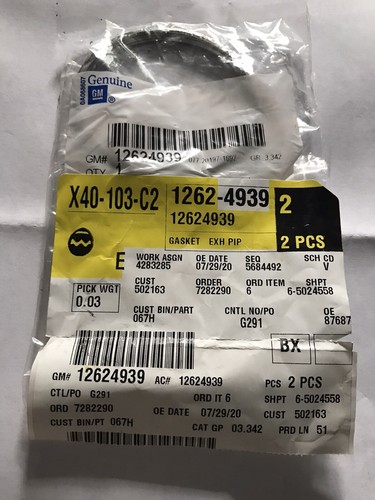 OEM GM Turbo Catalytic Converter Gasket Buick Cadillac Chevrolet GMC ...