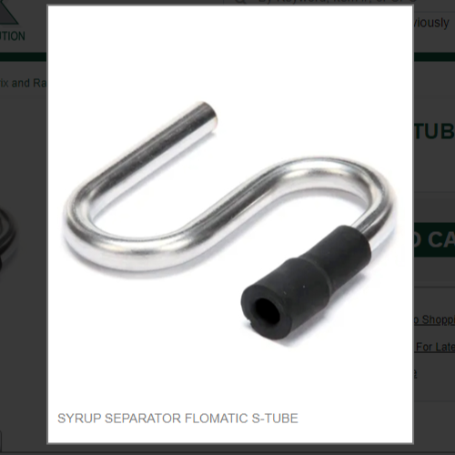 SYRUP SEPARATOR FLOMATIC S-TUBE # 1089-00 | eBay