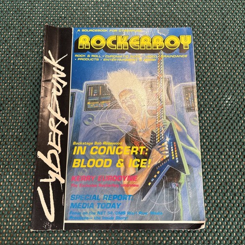 Vtg. Rockerboy: The Cyberpunk Sourcebook (RPG 1989) R.Talsorian Games ...
