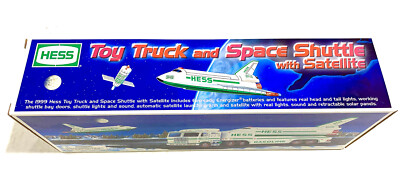 1999 Hess Toy Truck and Space Shuttle with Satellite New in Unopened ...