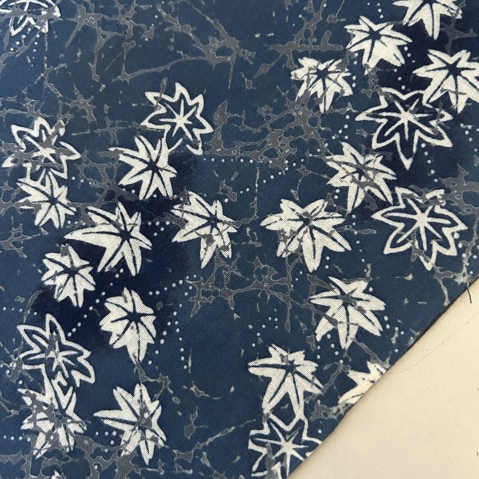 Boro Used Japanese Old Cloth Authentic Dyed Yukata Scraps Maple Leaves ...