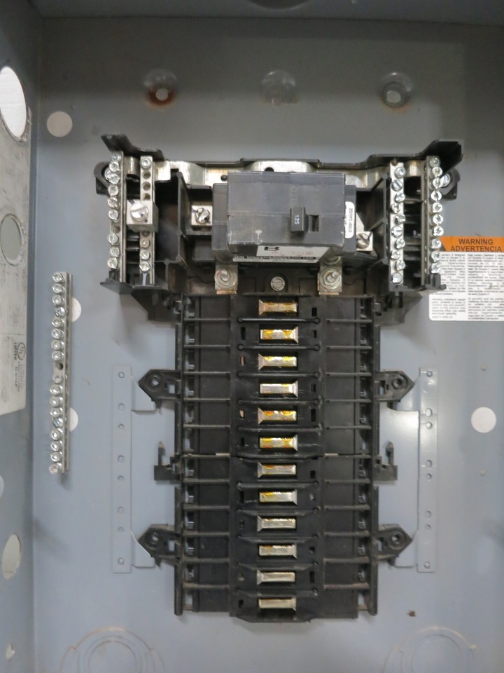 Square D QO Load Center 1PH 125A Main Breaker Panel Board 120/240V 20 ...