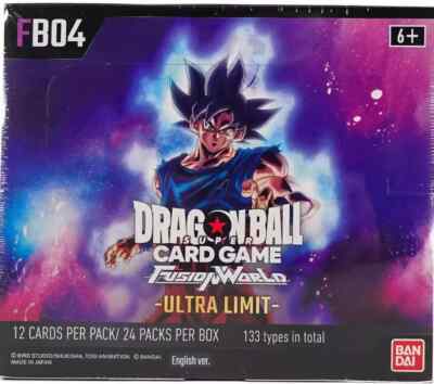 Dragon Ball Fusion World Ultra Limit Booster Box English new sealed ...