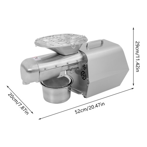 Commercial Olive Oil Press Extractor Stainless Steel Automatic Oil ...
