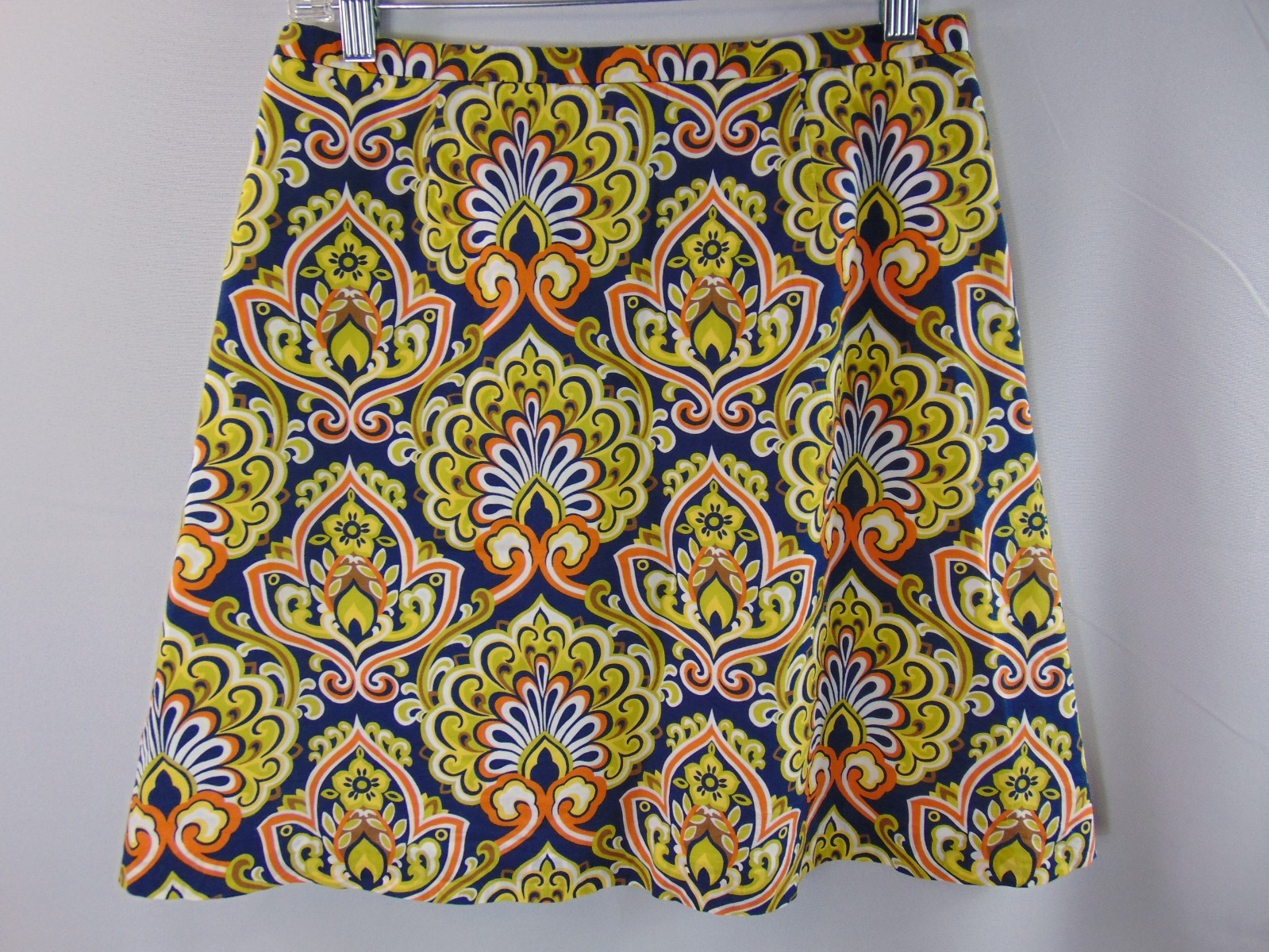 J Crew Women's Size 2 Print Pattern Casual Skirt W/ Lining Side Zip ...