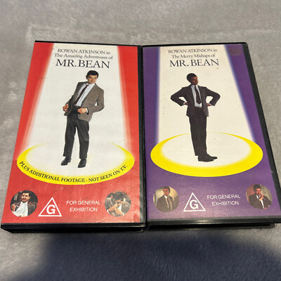 THE AMAZING ADVENTURES OF MR BEAN & THE MERRY MISHAPS OF MR BEAN - VHS ...
