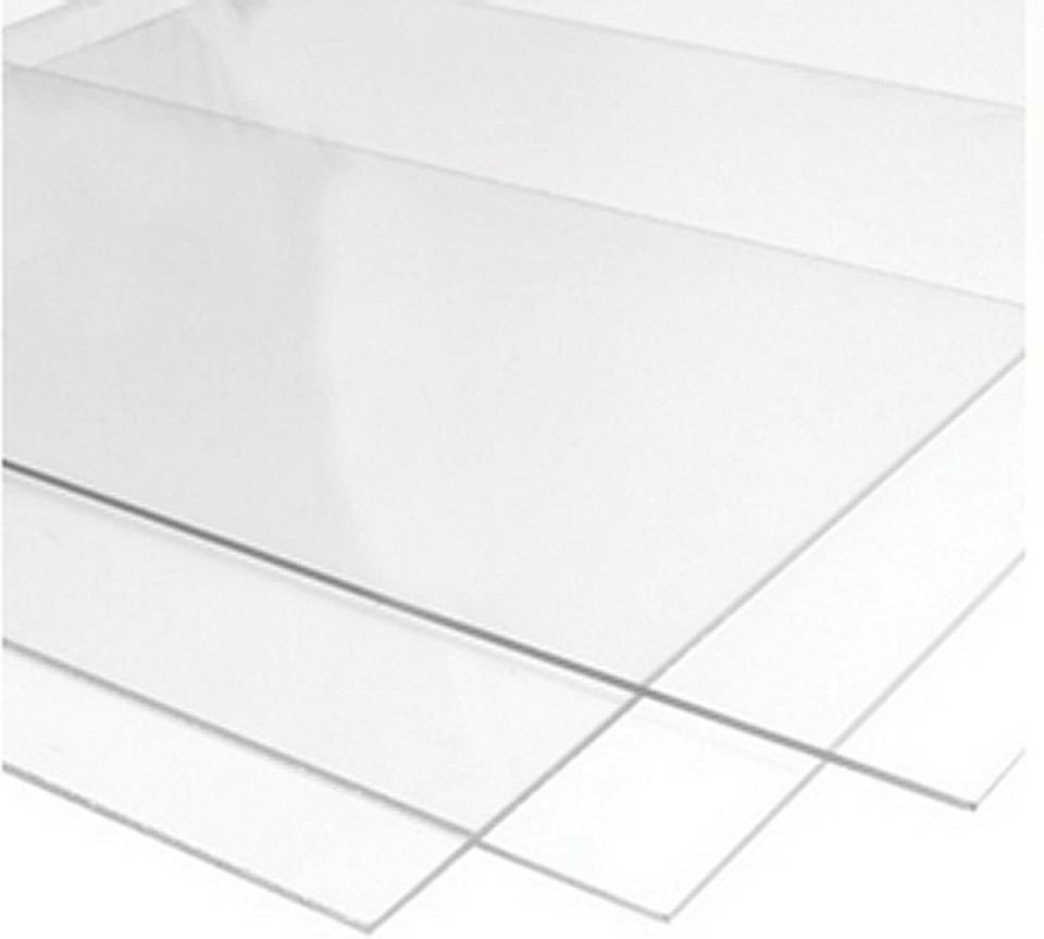 Plasticard Plastic Model Building Card Styrene White Black Clear 9 inch ...