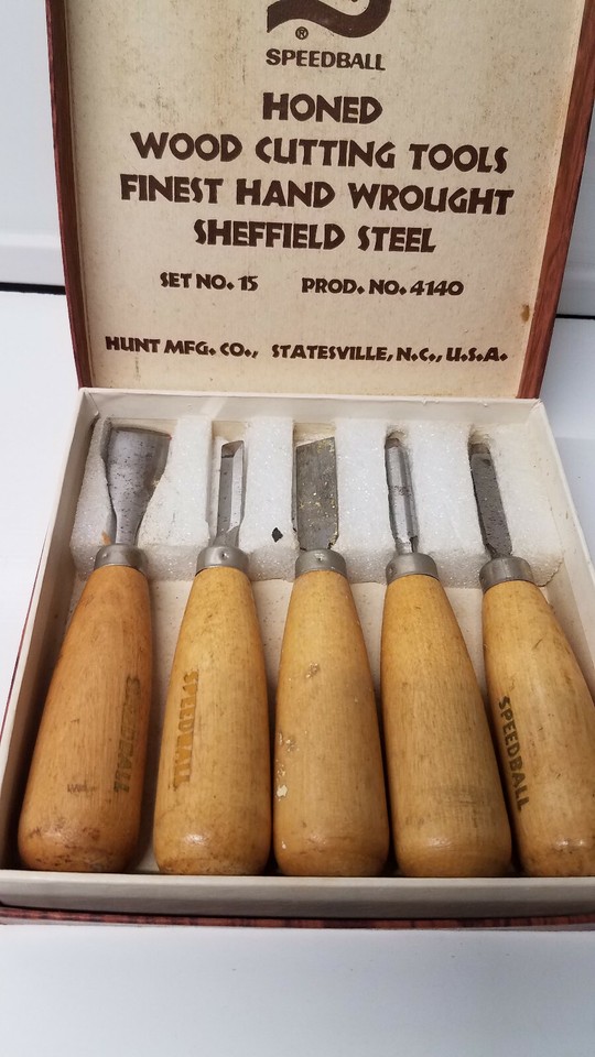 Sheffield steel Speedball Wood carving Cutting Tools Statesville, NC ...