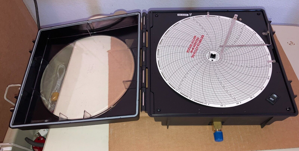 NEW Dickson PW865 8'' Pressure chart recorder, 0 to 200 PSI, 24-hour ...