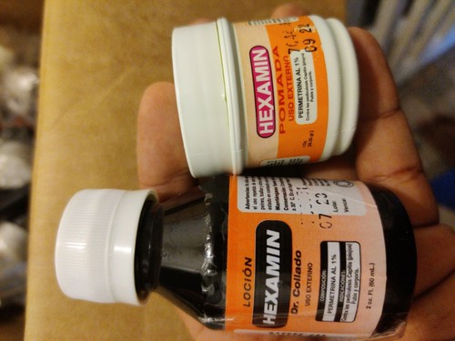 2×1 HEXAMIN POMADA Y LOCION Tratamiento Para Piojos THE BEST LICE ...