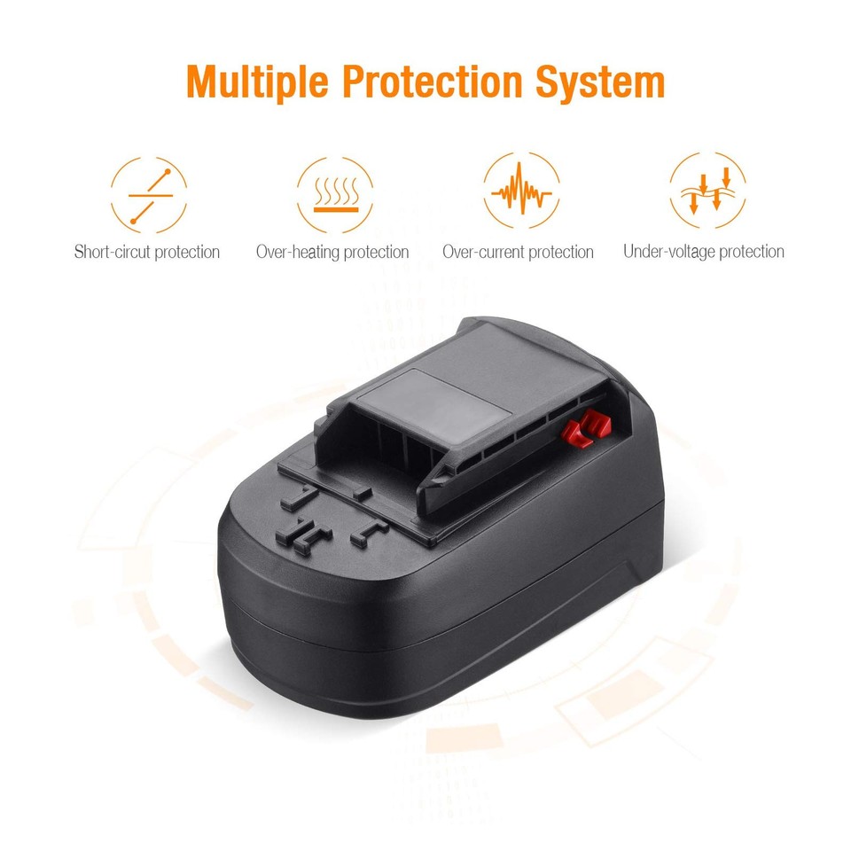 2Pack 3500mAh SB18C Battery Compatible with SKIL 18-Volt SB18A SB18B Ni ...