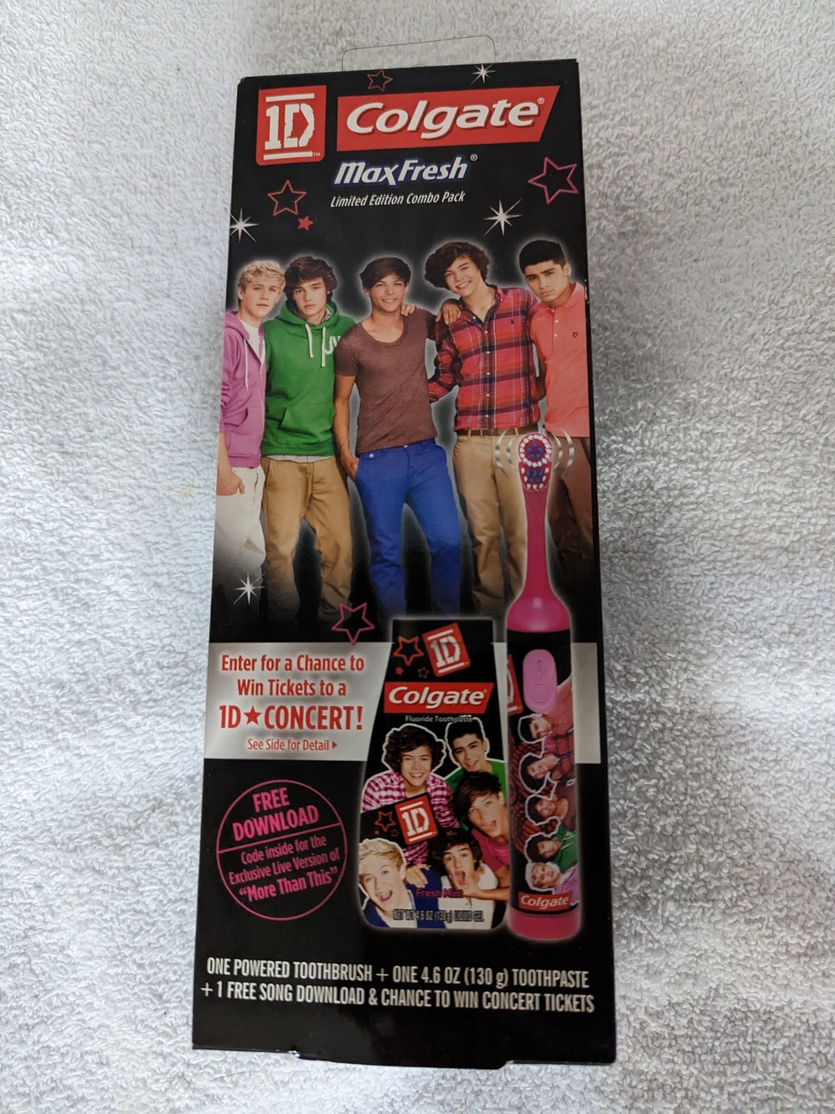 One Direction 1d Limited Edition Colgate Combo Powered Toothbrush ...