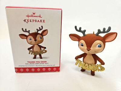 Hallmark Keepsake 2017~ Thank You Deer Ornament~ Limited Edition SB3 | eBay