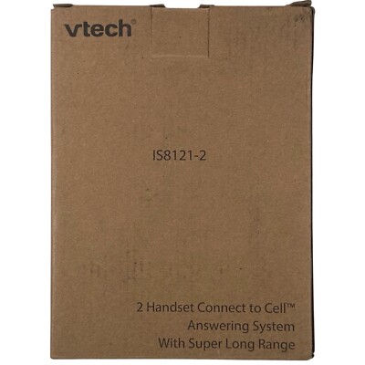 VTech Cordless Phone Answering Machine Bluetooth 2 Handset IS8121-2 ...