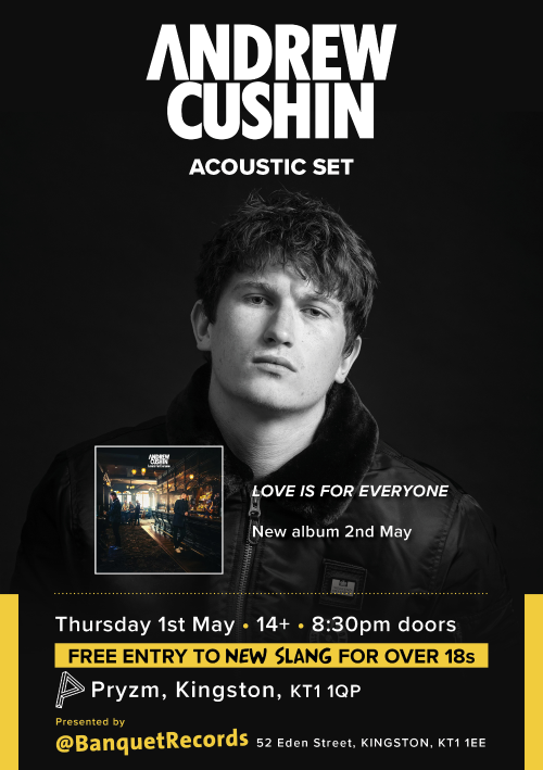 Andrew Cushin - Love Is for Everyone - CD Album (Released 2nd May 2025 ...