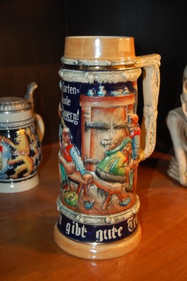 Huge German Beer Stein Mug 11 inches tall | eBay