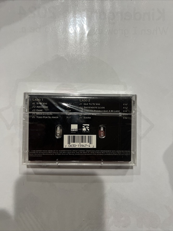 Luis Miguel - Nada Es Igual Cassette Tape 1996 | eBay