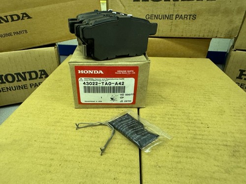 Honda Genuine Brake Pads 43022-TA0-A42 | eBay