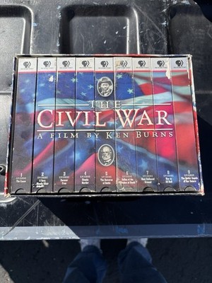 The Civil War VHS Box Set A Film by Ken Burns PBS 1990 Partially Sealed ...
