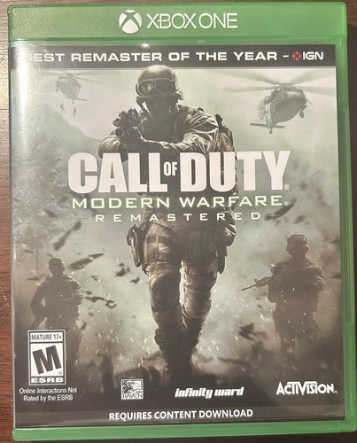 Call of Duty: Modern Warefare - Remastered - Microsoft Xbox One | eBay