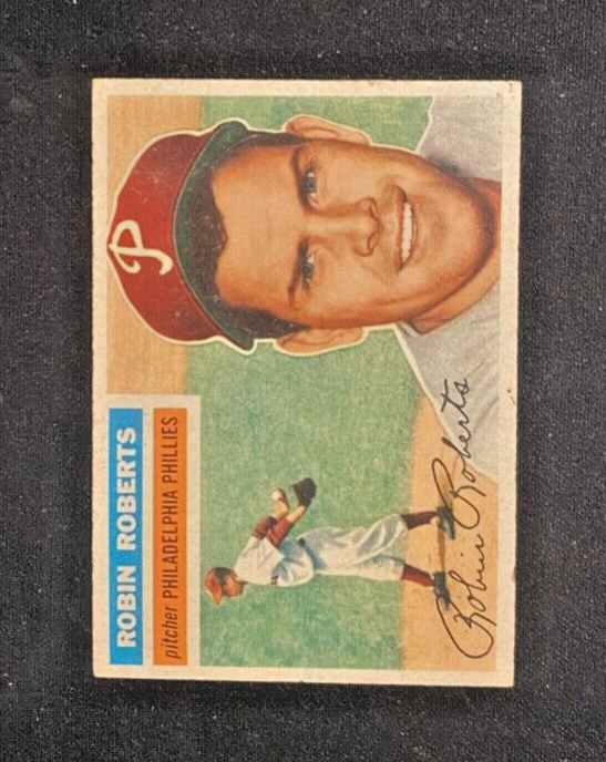 1956 Topps Robin Roberts #180 VG (Stain on back) | eBay
