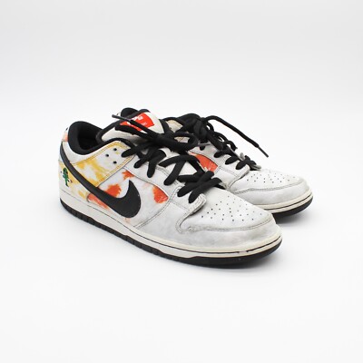 Size 10.5 - Nike SB Dunk Low Tie-Dye Raygun - White 2019 193656580115| eBay