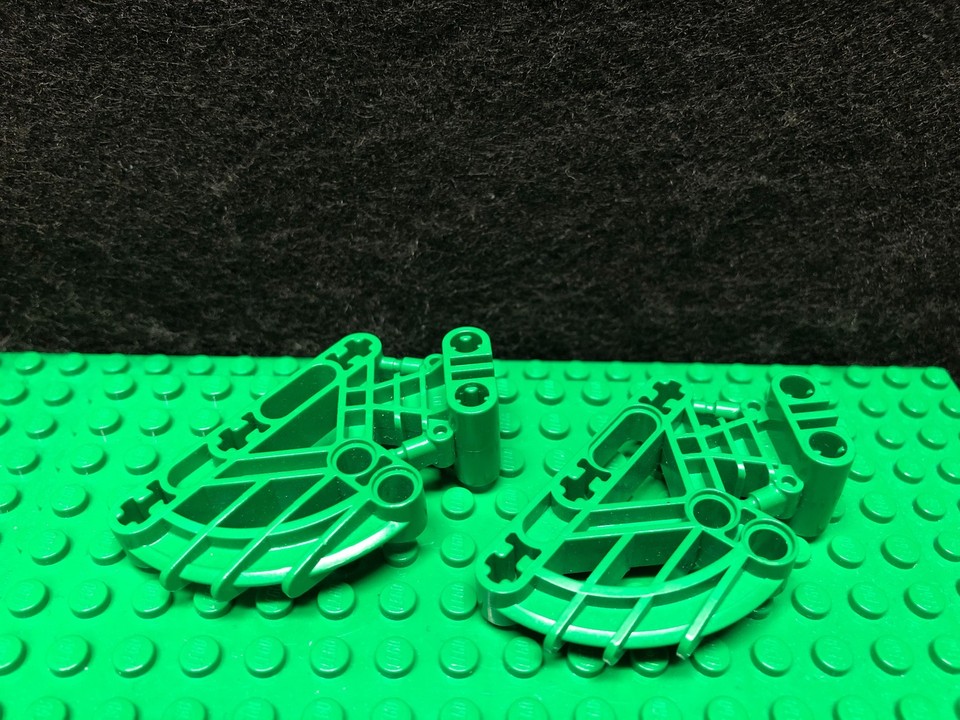 BIONICLE Lego Brand Bohrok Rib Cage Liftarm 2x4x7 angled 41665 Green ...