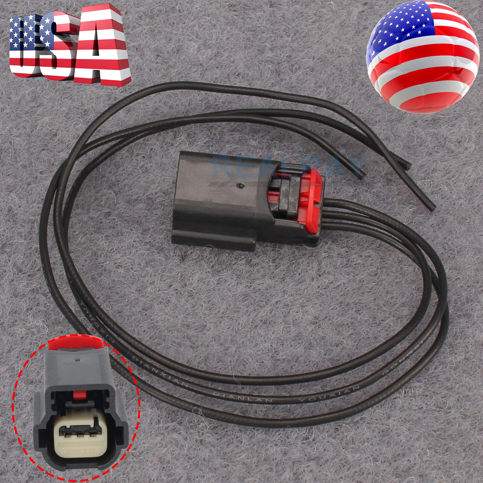 Parking Sensor Connector Plug Fits For Buick Chevrolet GMC 84153946 ...