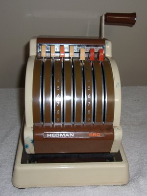 Cash Register, Adding Machines - Vintage Hedman