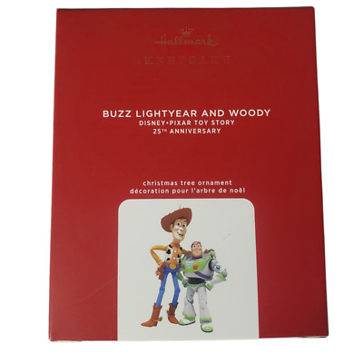 2020 Hallmark Keepsake Ornament Buzz Lightyear and Woody Pixar Toy ...