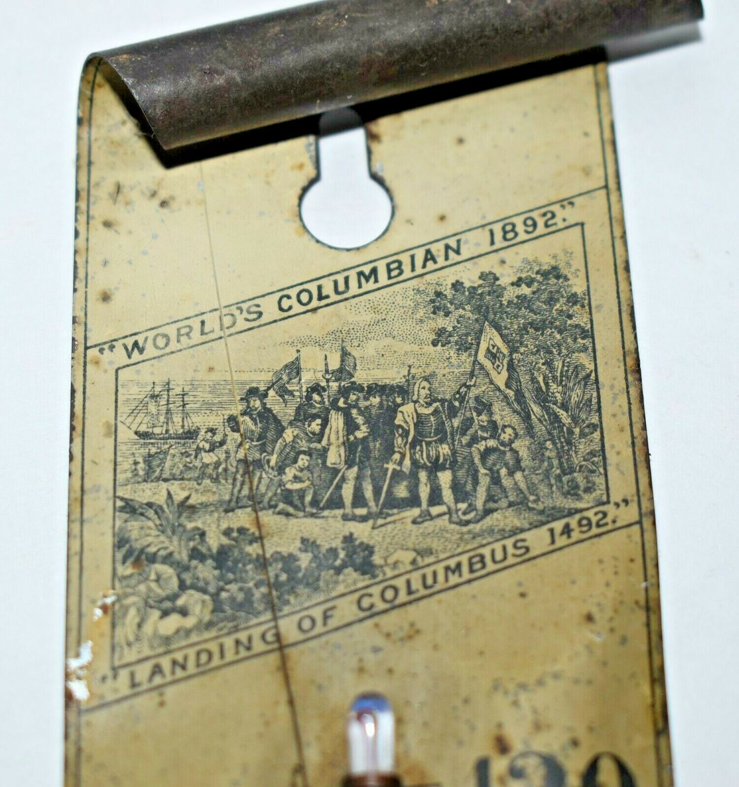 EXTREMELY RARE 1892 Chicago Worlds Columbian Exposition Advertising ...