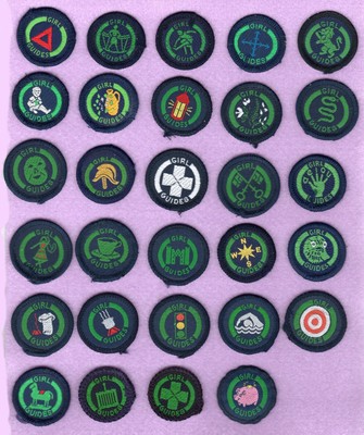 UK Girlguiding/Girl Guides Proficiency Badges - 1968-1991 - 'GIRL ...