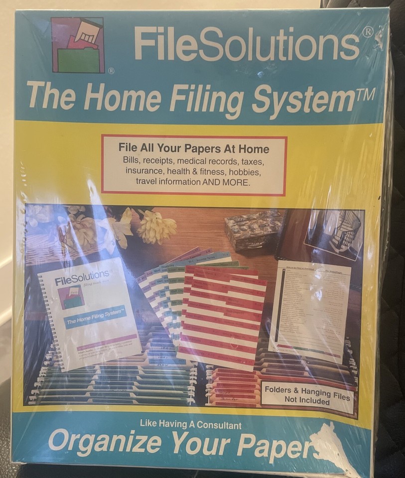 FileSolutions Filing Made Easy The Home Filing System | eBay