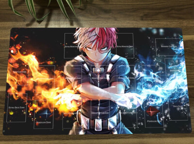 NEW My Hero Academia Todoroki ShotoYGO TCG CCG Trading Card Game Mat ...