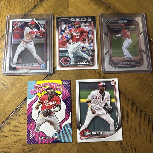 Elly De La Cruz Lot of 5 Cards 2023(RC)-2025 Reds 🔥MINT🔥 | eBay