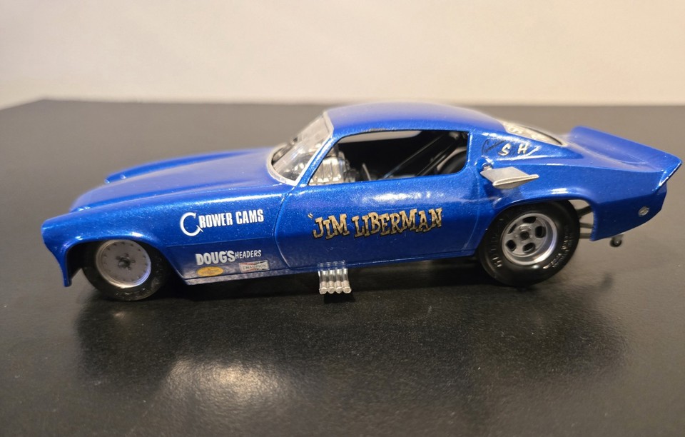 Built Monogram Model Kit Camaro Funny Car Snap-Tite Jungle Jim 1/32 ...