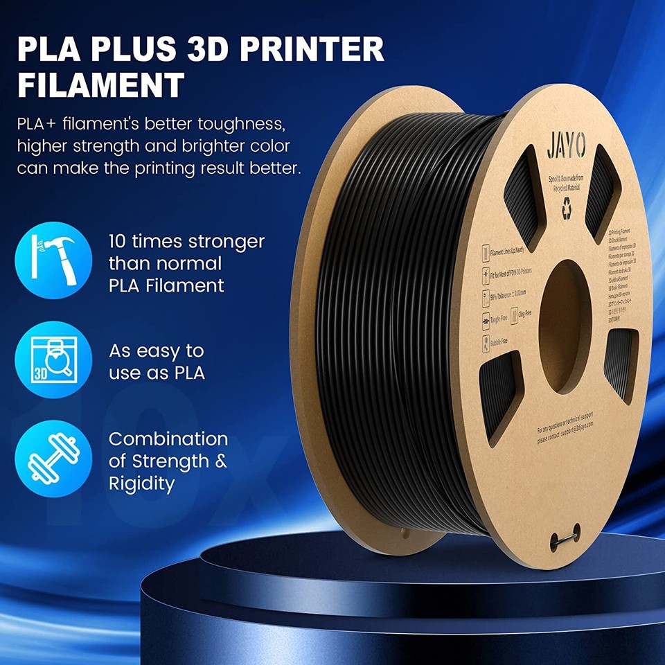 JAYO PLA+ PLA Matte SILK PETG 1.1KG 1.75mm 3D Printer Filament ABS 650G ...