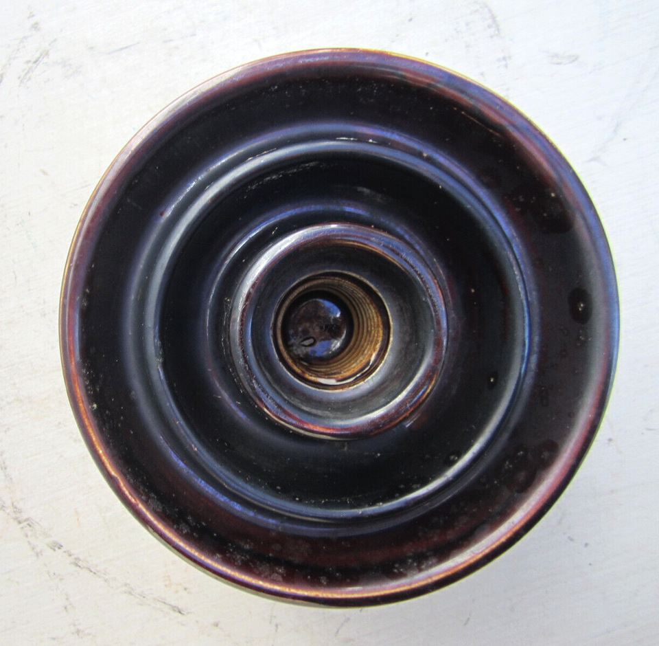 Very large ceramic insulator - 7 1/4" in diameter | eBay