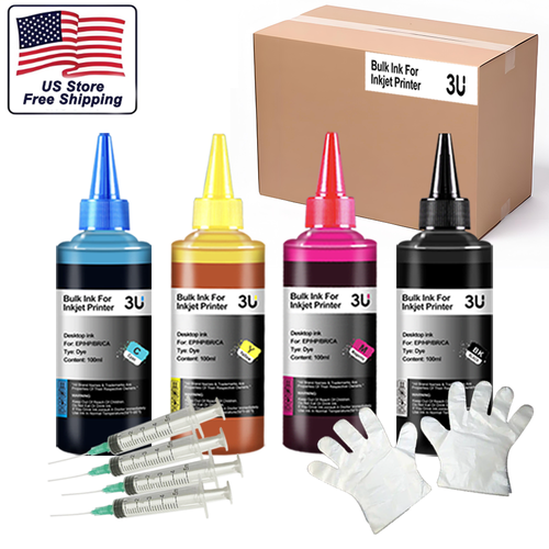 400ML Ink for HP Printer Ink Refill Kit HP 60 61 62 63 64 65 67 910 950 ...